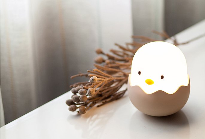 Silicon Egg-shell Night Light from China manufacturer - Better Silicone