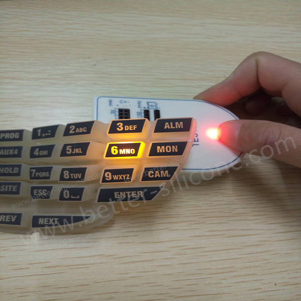 Backlight Keypad from China manufacturer - Better Silicone