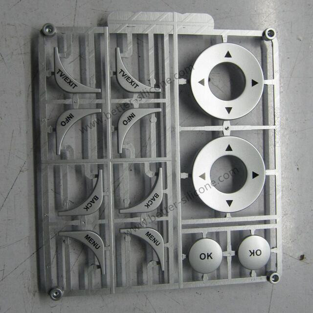 Silicone Rubber Keypad with Plastic Key Cover from China manufacturer ...