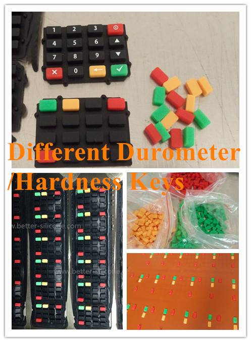 Custom Multi Color Keypad from China manufacturer - Better Silicone